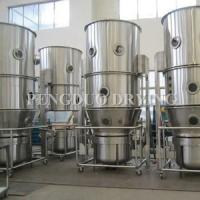 Quality 7.5 - 75kw Stainless Steel Fluid Bed Dryer Granulator Machine For Feed for sale