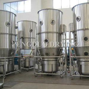 China 7.5 - 75kw Stainless Steel Fluid Bed Dryer Granulator Machine For Feed Production for sale