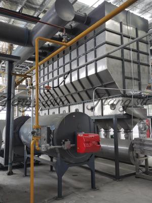China Industrial Horizontal Fluidized Bed Dryer For Food Grain Feed Powder Drying Processing for sale