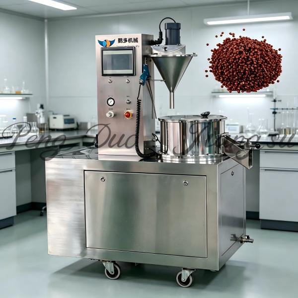 Quality BZJ Series Multi Functional Centrifugal Coating Granulator with Fast Granulation and High True Sphericity for Powder for sale