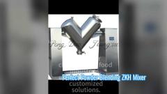 ZKH V Type Mixer High Precision Powder Blending Solution