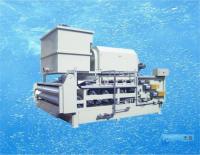 China Industrial Sludge Dewatering Belt Filter Press Two Stage Rotary Drum Thickening DTE Series 1.5-3.5 TSS for sale