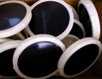 China Fine Bubble Disc Diffuser EPDM Membrane for Wastewater Treatment Aeration 1mm Perforation for sale