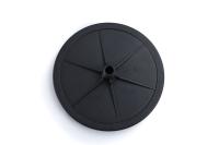 China 2mm Membrane Disc Diffuser 0.5-8.3 m³/hr Design Flow 7/9/12 Sizes Fine Bubble Aeration for sale