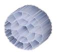 China High Efficiency MBBR System HDPE Material 500 m2/m3 Surface Area Wastewater Treatment for sale