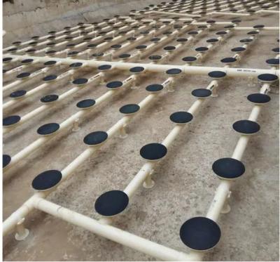 China EPDM Material Fine Bubble Disc Diffuser SOTE % 22-59 Air Consumption 0.2 - 0.6m3/min en venta