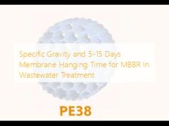 Spezifische Schwerkraft und 5-15 Tage Membranhängzeit für MBBR bei Abwasserbehandlung