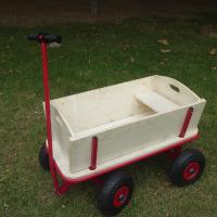 China Four Wheel Pull Wagon Cart Childrens Pull Along Wagon for sale