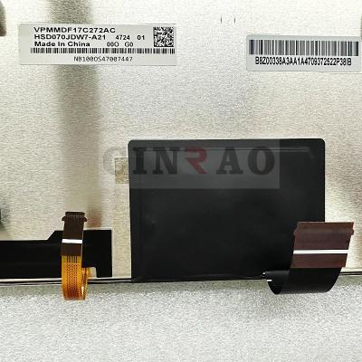 중국 7인치 800*480 LCD 디스플레이 HSD070JDW7-A21 자동차 화면 패널 WLED LVDS GPS 내비게이션 판매용