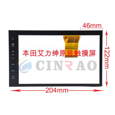 Cina convertitore analogico/digitale LCD dell'esposizione del touch screen di 204*122mm TFT per l'automobile di Honda Elysion in vendita