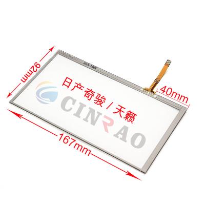 Cina touch screen LCD di Nissan X-Trail Teana del convertitore analogico/digitale di 167*92MM per le parti di ricambio dell'automobile in vendita