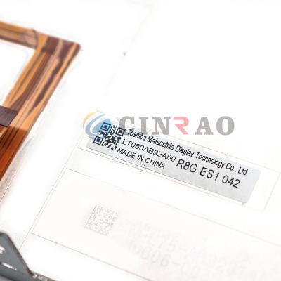 China Toshiba 8.0 '' LT080AB92A00 TFT LCD Display For Car GPS Navigation for sale