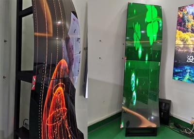 Cina Video pavimento curvo a 65 pollici della parete 400cd/M2 di OLED che sta il contrassegno di Digital in vendita