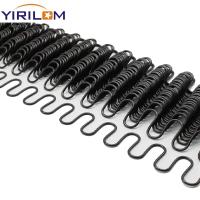 China Black Zigzag Spring Galvanize Rolling Sofa Serpentine Spring for sale