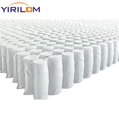 Cina Materasso bianco/azzurro a molla di tasca con imballaggio compresso e arrotolato per un trasporto facile in vendita