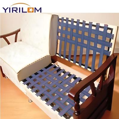 중국 맞춤형 5cm 너비 녹색 소파 탄력적인 웹링 스트레치 라텍스 밴드 판매용