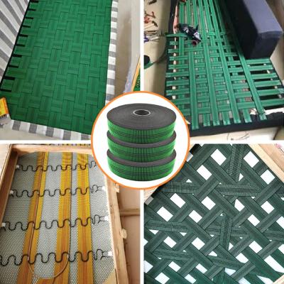China Sofa & Chair Elastic Webbing Latex Band Furniture Repair DIY Upholstery Modification Couch Elasbelt Made Rubber PP PE Materials for sale