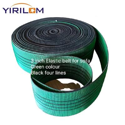 China Customizable Strong Heavy Duty Sofa Elastic Webbing Durable Rubber Material Furniture Furniture Accessories for sale
