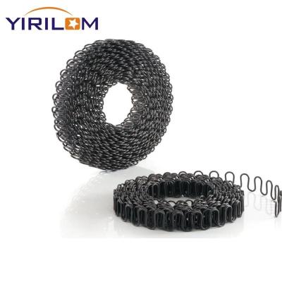 China Meubel Accessoires Stoffering Stalen draad rollende bank Zig Zag Spring spoel Springs Zwarte Zig Zag Springs Te koop