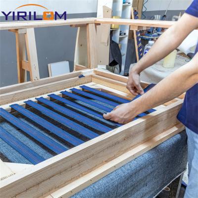 중국 5.0cm 너비 나일론 폴리에스테르와 함께 탄력적인 고무 띠 소파 내부 액세서리 판매용