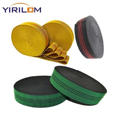 Cina 2 pollici di larghezza Elastico divano Webbing con poliestere di nylon per il supporto e la riparazione dei mobili in vendita
