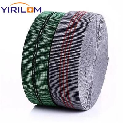 Cina 2 pollici di larghezza Elastico divano Webbing con poliestere di nylon per il supporto e la riparazione dei mobili in vendita