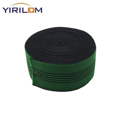 China Custom Webbing And Elastic Sofa Cushion Backrest Belt High Tenacity Webbing Rubber Band Sofa Elastic Band for sale