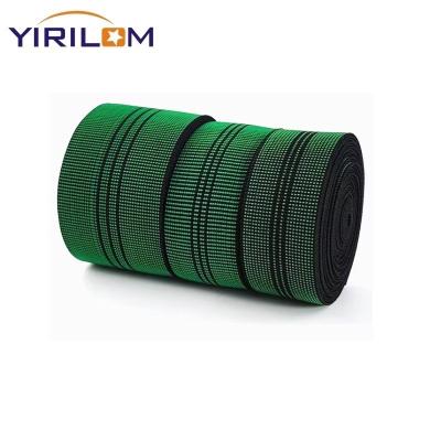 China Custom Webbing And Elastic Sofa Cushion Backrest Belt High Tenacity Webbing Rubber Band Sofa Elastic Band for sale