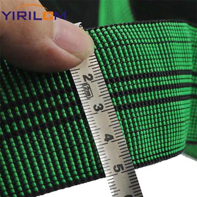 China Direct Factory 50mm Green Elastic String Webbing for Upholstery Furniture Back Sofa for sale