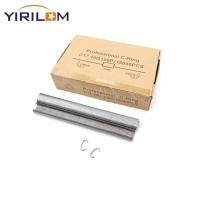 China Galvanized Zinc C Type Rings Nails with 17/18/19/22mm Crown and 6000pcs/cnt Packing for Mattress Clip for sale