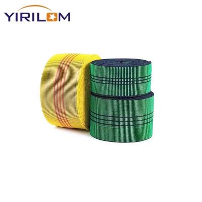 Cina 50 mm di larghezza di polipropilene di lattice divano Elastico per tappezzeria webbing nastro in vendita