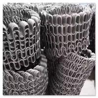 China 4-8 Coils Black Electroplating Zigzag Spring Customized Length for Sofa Seat Support for sale