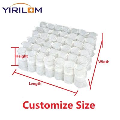 Cina 4 pollici di altezza divano di tasca molla per il comfort con dimensioni personalizzate e filo d'acciaio in vendita