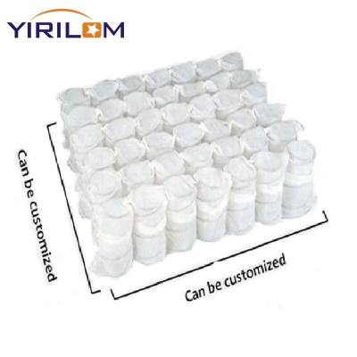 Cina Unità di molla tascabile di tessuto non tessuto a rotoli bianchi per cuscino del divano in vendita