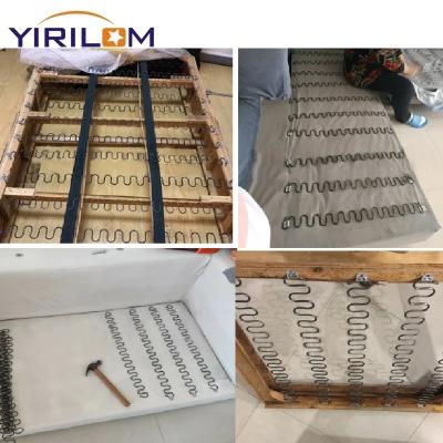 China 1.8mm-4.0mm Wire Diameter Black Paint Wholesale Sofa Zigzag Spring For Furniture for sale