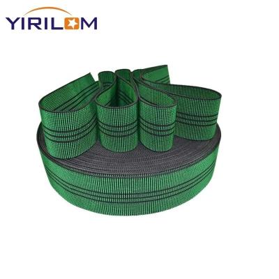 China Fabrica por atacado de fitas elásticas de sofá 50mm 70mm Elastic Webbing Tapestry Straps para móveis Sofá à venda