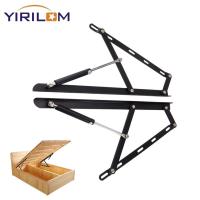 China Customize 600mm Bed Lift Mechanism Gas Spring Strut Support Hinge Bed Sofa Storage Space Saving for sale