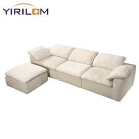 China Modern Cloud Modular Compression Sofa with Nordic Curved Design and Luxury Compression Module for sale