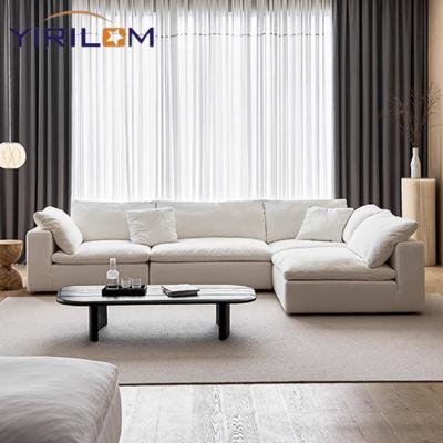 China Morden Cloud Modular Compression Sofa Nordic Curved Sofa Modular Lounge Furniture Luxury Compression Module Sofa for sale
