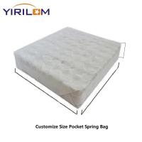 China 1.8mm Steel Wire Customizable Size Hypoallergenic Sofa Pocket Spring Coil for Comfortable Seating for sale