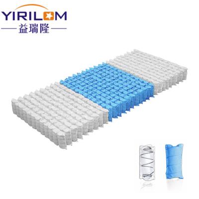 China High Carbon Steel Wire Mattress Pocket Spring Unit with Non Woven Fabric Cover and Zoned Support (1/3/5/7 Zones) for sale