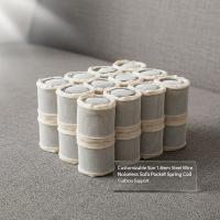 China Customizable Size Highly Durable Noiseless Sofa Pocket Spring Coil for Cushion Support for sale