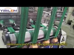 Polsterungseilen für Bett und Sofa Stuhl Sitz Elastische PE Kunststoff Gummi Polypropylen Möbelseilen Webbing Weaving