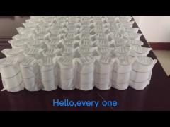18*18*4 Inches Elastic Pocket Coil Spring For Sofa Cushion