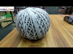 Cotton gebreid 3-9mm Cotton Cords Custom Color Cotton Rope Soft Piping Cord voor sofa