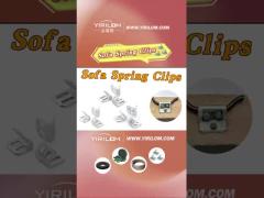 4ホールソファアクセサリー ジグザグスプリング メタルクリップ 家具用ハードウェアアクセサリー