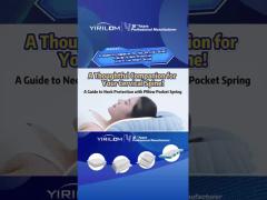 Hypoallergenic Spring Cushion Coil Spring Pocket Spring Units For Pillow