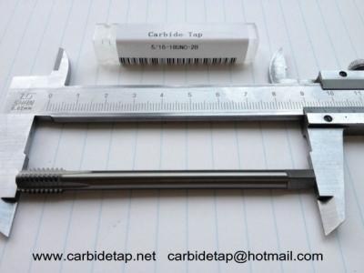 China Solid carbide tap 5/16-18, machine tap for sale
