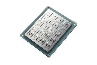 Cina 20keys metallo Pinpad per il BANCOMAT e chiosco con l'interfaccia USB, PS/2 e RS232 in vendita