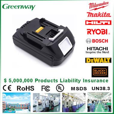 China Hotsale certified Makita 18V 3500 mAh  Cordless Replacement Power Tool Battery for sale